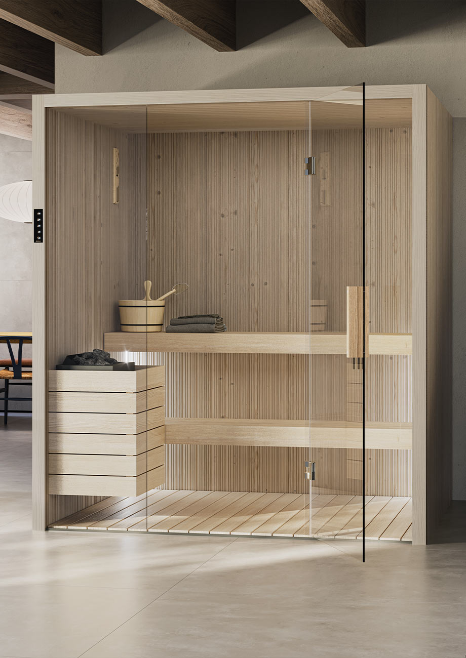 Fun Sauna: modern and modular home sauna | Novellini
